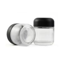China Arch 5g 50g 70g 110g Empty Airtight Smell Proof Container Child Proof Cap Glass Jar for sale