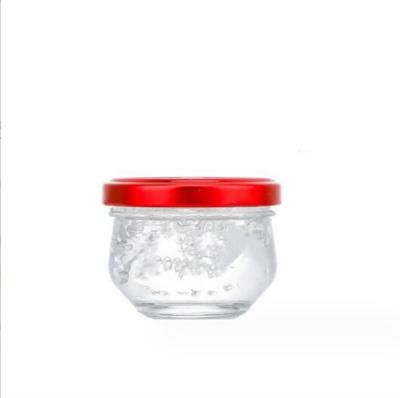 China Fresh Stewed Empty Glass Bottle Customized 60ml 120ml Ready To Eat Bird'S Nest Bottles for sale