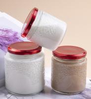 China Honey Empty Glass Jars With Metal Lid 150ml 200ml 280ml 380ml Pickle Jars for sale