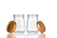 China 100ml Bird Nest Bottle Glass Jam Jar Food Storage Preserve For Glass Bottle With Pt Lid for sale