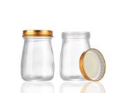 China 100ml Bird Nest Bottle Glass Jam Jar Food Storage Preserve For Glass Bottle With Pt Lid for sale