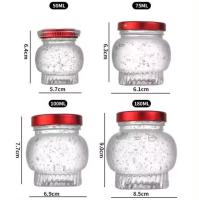 China Lantern Shape Jam Glass Bottles Bird's Nest Cup 100 Ml Honey Jar Container for sale