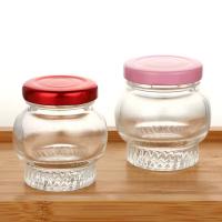 China Lantern Shape Jam Glass Bottles Bird's Nest Cup 100 Ml Honey Jar Container for sale