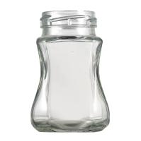 China Storage Empty 6oz Food Jam Glass Honey Jar 180ml Packaging With Plastic Lid for sale