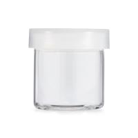 China 6ml Glass Concentrate Container 6ml Glass Containers Drip Silicone Lid for sale