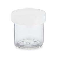 China 6ml Glass Concentrate Container 6ml Glass Containers Drip Silicone Lid for sale