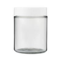 China 18oz Straight Sided Clear Glass Jars for sale