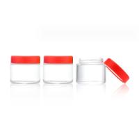 China 2oz Glass Bottle Child Resistant Cap Airtight Smell Proof Container for sale