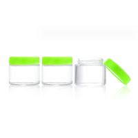 China 2oz Glass Bottle Child Resistant Cap Airtight Smell Proof Container for sale