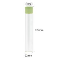 China Airtight Glass Pre Roll Tubes 22*115mm Borosilicate Child Proof Glass Joint Tube for sale