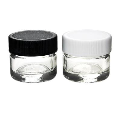China 5ml Capacity Glass Concentrate Jars with Acceptable Customer's Logo and Screw Top for sale