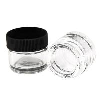 China 5ml Capacity Glass Concentrate Jars with Acceptable Customer's Logo and Screw Top for sale