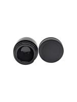 China 5ml Glass Shoulderless Concentrate Jars | Screw Top | Black Glass Jar, Black Lid for sale