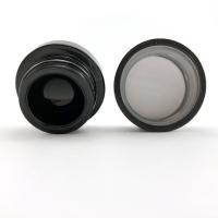China Glossy Black Glass Concentrate Containers | 28mm - 5mL for sale