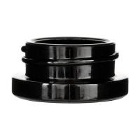 China Child Resistant Black Glass Concentrate Container - 9ML for sale