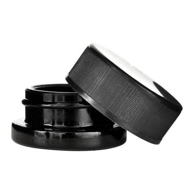 China Child Resistant Black Glass Concentrate Container - 9ML for sale