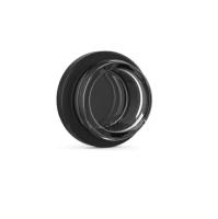 China 3D Printing Logo Matte Black Glass Concentrate Containers with Plastic Material Lid for sale