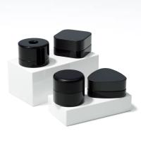 China 3g 5g 7g 9g Uv Violet Black Concentrare Mini Jars Airtight Eye Cream Wax Glass Container With Crc Lid for sale