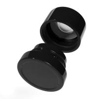 China 3g 5g 7g 9g Uv Violet Black Concentrare Mini Jars Airtight Eye Cream Wax Glass Container With Crc Lid for sale