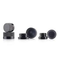 China 5ml Thick Black UV Protection Small Glass Jars With Lids 5ml 7ml 9ml Child Resistant Concentrate Jars for sale