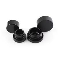 China 5ml Thick Black UV Protection Small Glass Jars With Lids 5ml 7ml 9ml Child Resistant Concentrate Jars for sale