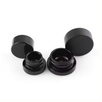 China Customized Printing 9ml Round Child Resistant Glass Jar With Child Proof Lid Oil Packaging Concentrate Jar for sale