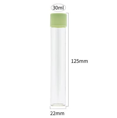 China Diameter 110mm clear colored high 125mm  child proof glass tube airtight smell tube glass for sale
