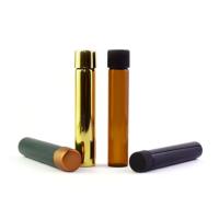 China Diameter 110mm clear colored high 125mm  child proof glass tube airtight smell tube glass for sale
