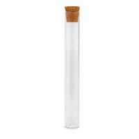 China Glass Pre Roll Tubes with Cork Cap - 115mm for sale