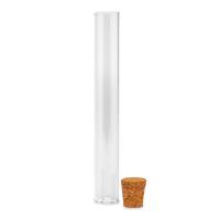 China Glass Pre Roll Tubes with Cork Cap - 115mm for sale