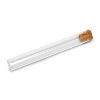 China Glass Pre Roll Tubes with Cork Cap - 115mm for sale
