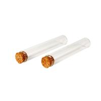 China Glass Pre Roll Tubes with Cork Cap - 115mm for sale