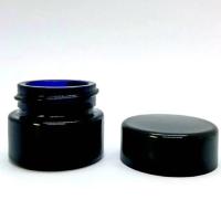 China 5ml 9ml Glass Jars With Bakelite Cap UV Dark Violet Glass Concentrate Jars Cosmetic Glass Containers for sale