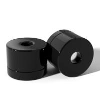 China Pop Jar Vacuum Sealed Storage Jar 4 Ml Black Pop Glass Round Containers Concentrate Jars With Lids for sale