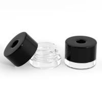 China New Style Popular 3ml 4ml Pop Glass Jars Concentrate Seal Container Child Proof Vac Jar With Crc Stainless Pop Cap for sale