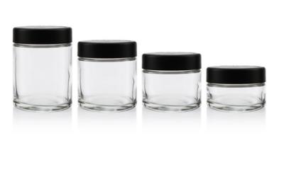 China Child Safe Original Small Packaging Cosmetics Glass Containers With Lid Wholesale for sale