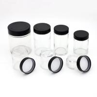 China Child Safe Original Small Packaging Cosmetics Glass Containers With Lid Wholesale for sale