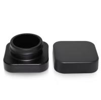 China Ready Ship Child Resistant Lids Smell Proof Small Glass Concentrate Flower Oil Jars Wholesale for sale