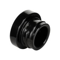 China Thick Black UV Protection Small Glass Jars With Lids 5ml Concentrate Jars for sale