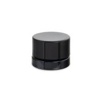 China Thick Black UV Protection Small Glass Jars With Lids 5ml Concentrate Jars for sale