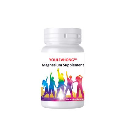 China Magnesium Glycinate Capsules 500mg for Leg Cramps Muscle Relaxation Bone Health for sale