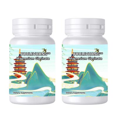 China Magnesium Glycinate Capsules 400mg Muscle Function Aid Non GMO Gluten Free Supplement for sale