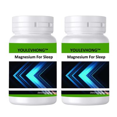 China Relaxing Sleep Supplement Magnesium Citrate Capsules With GMP Certified for sale