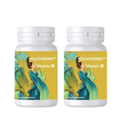 China Vegan Vitamin D3 1000 IU Softgel Capsules Plant Based Lichen Supplement Bone Immune Support for sale
