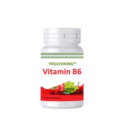 China Vitamin B6 50mg Capsules Stearic Acid Enhanced Non GMO Gluten Free Multivitamin Supplement for sale