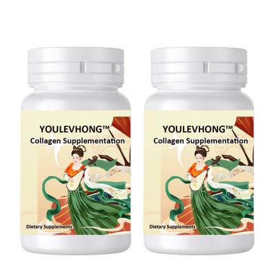 China 100% Pure Hydrolysed Collagen Peptides Supplement Capsules Type I II III Anti Aging for sale