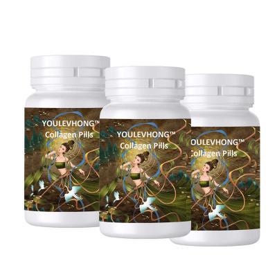 China Multi Collagen Pills 5 Types I II III V X with Hyaluronic Acid Vitamin C 90 Capsules for sale