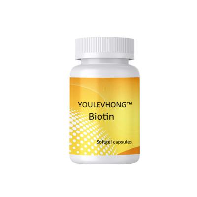 China Biotin Hair Nail Growth Supplements 60 Capsules Non GMO Soy Free USA for sale