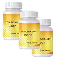 China Biotin 10000mcg Hair Skin and Nails Growth Supplement Capsules for Healthy Moisturized Skin for sale