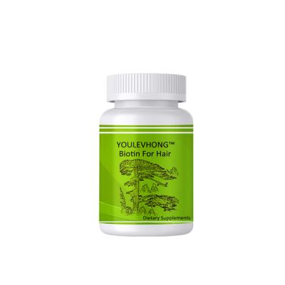 China Biotin Hair Growth Supplement Capsules 60 Ct for Strengthening Thinning Hair Vitamins for sale